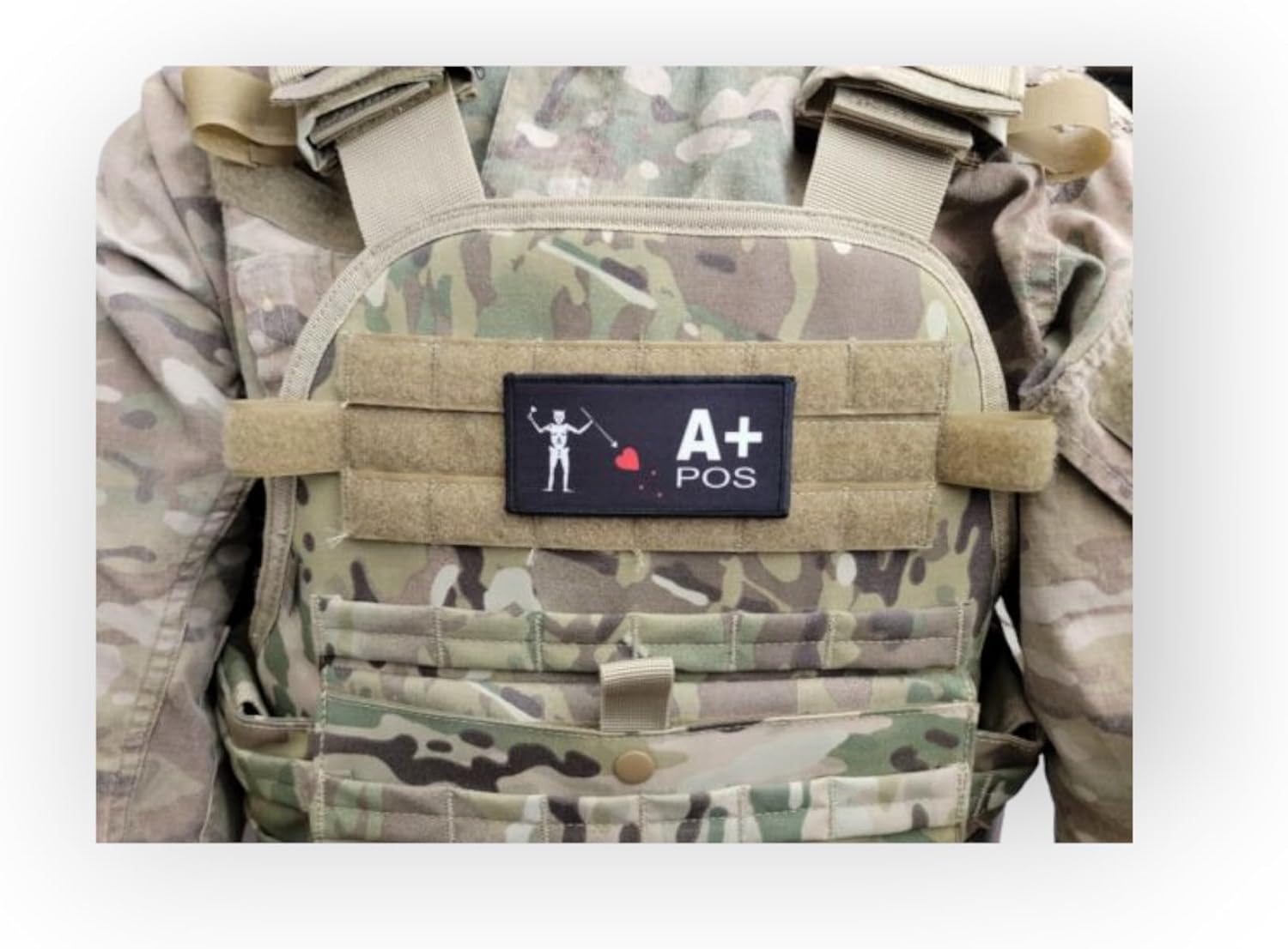 Amazon.com: Backbeard 2X4 Bloodtype Tactical Patch : Everything Else