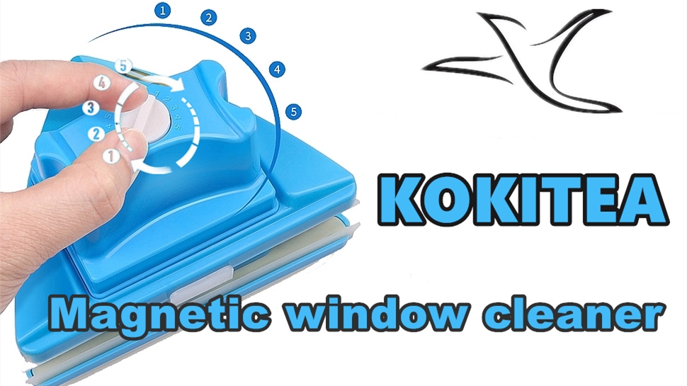 Outside Window Cleaner Tool Magnetic Window Cleaner Kit - Dual-Sided ...