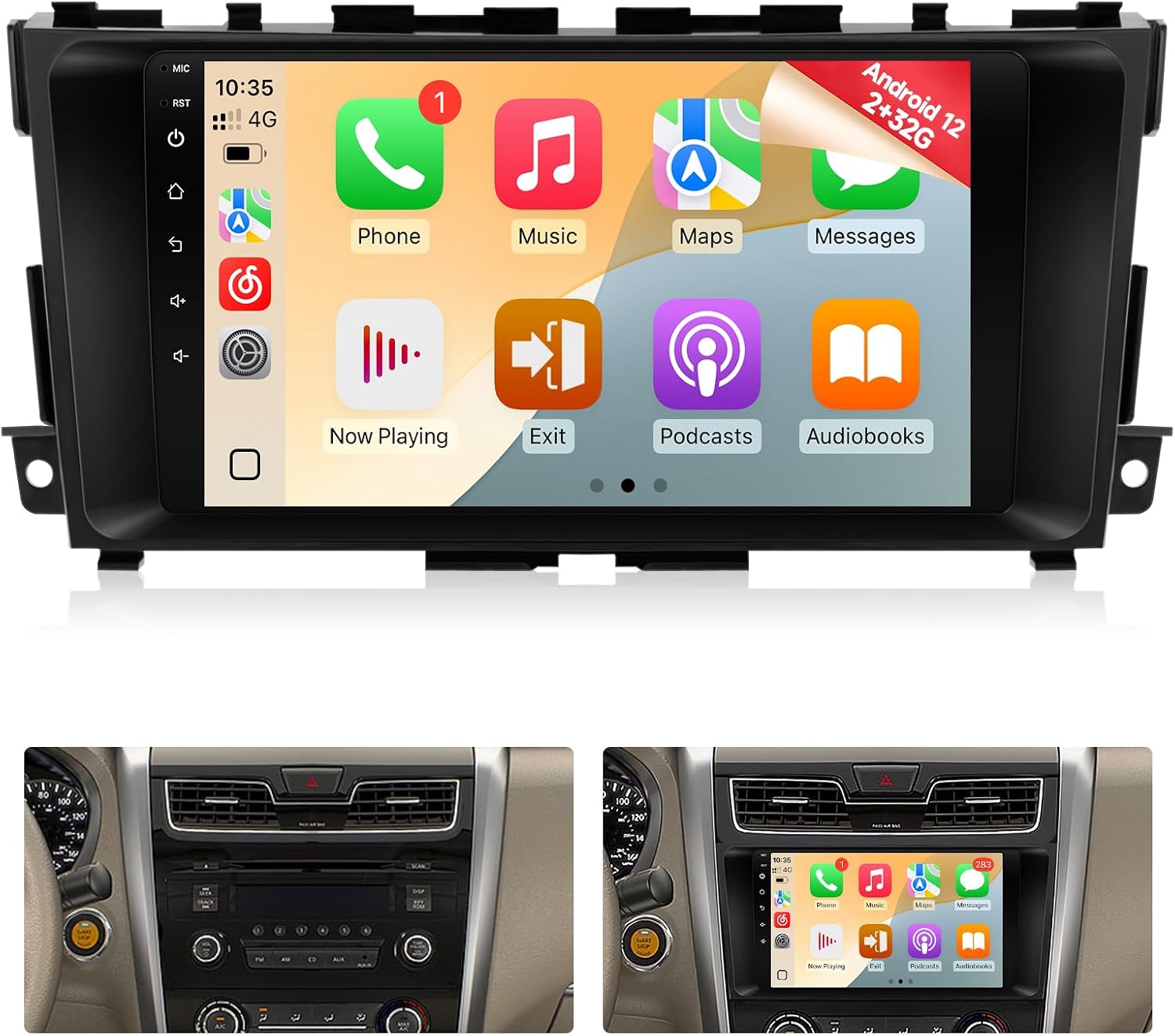 Amazon.com: Naifay 8Core Android Car Stereo for Nissan Altima 2013 2014 ...