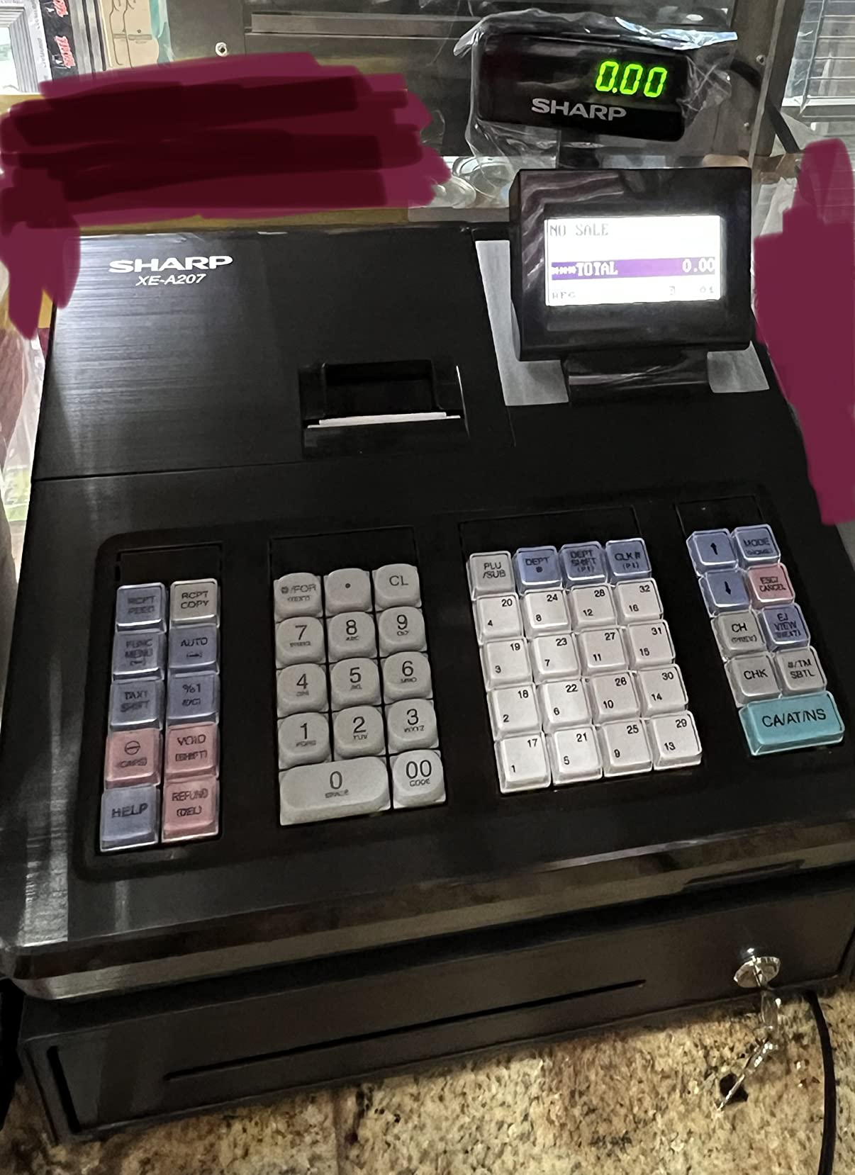 $45/mo - Finance Sharp XEA207 Menu Based Control System Cash Register ...