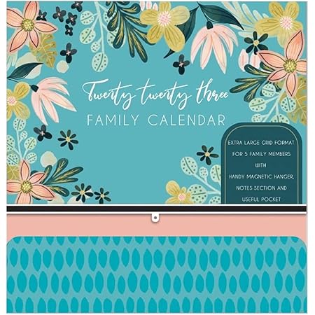 Busy B Large Family Monthly Calendar January to December 2023 - Birds ...