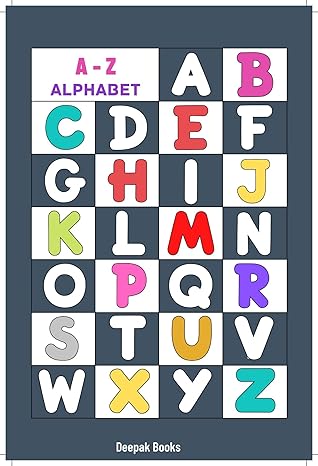 A-Z ALPHABET IN 3D: 3D-ABC, illustrative activity book for ...