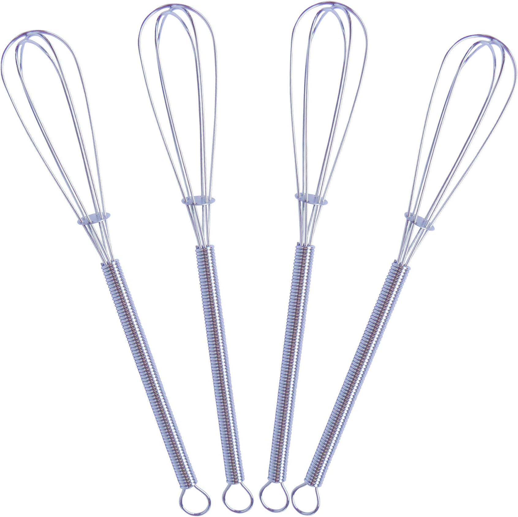Amazon.com: 4 Pcs 7 Inch Mini Whisk | Small Wire Kitchen Whisks - Small ...