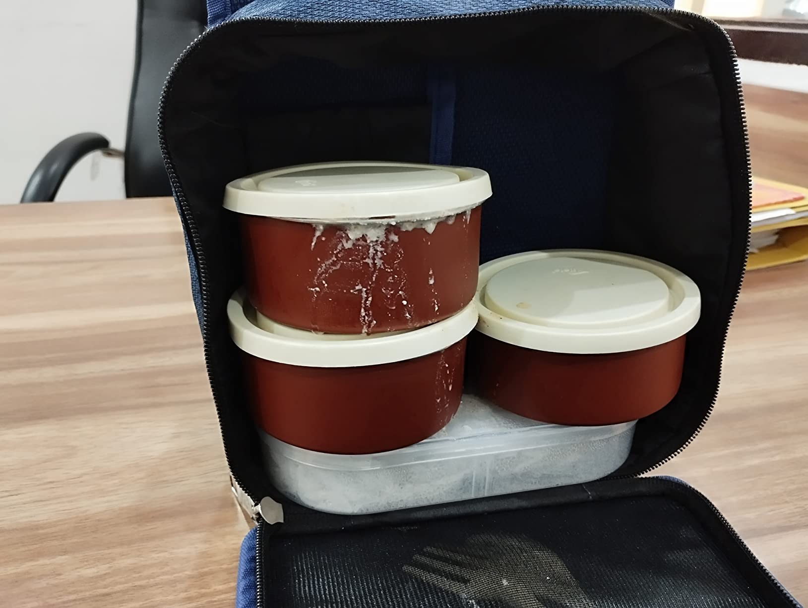 Shree Ganesh Steel | Stainless Steel Lunch Box - Tiffin Box with Bag, 3 ...
