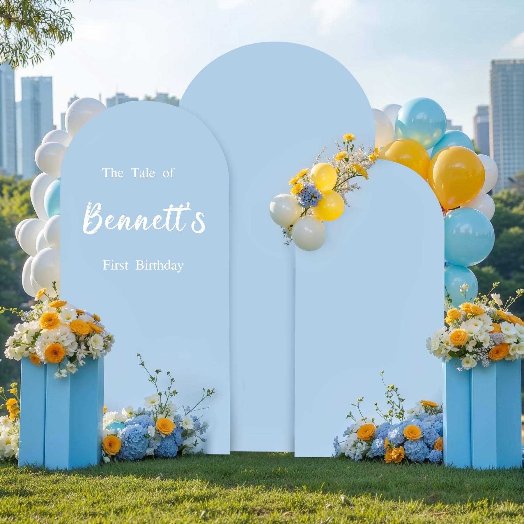 Amazon.com : (7.2FT, 6.6FT, 6FT) Wedding Arch Cover Set of 3 Hot Pink ...