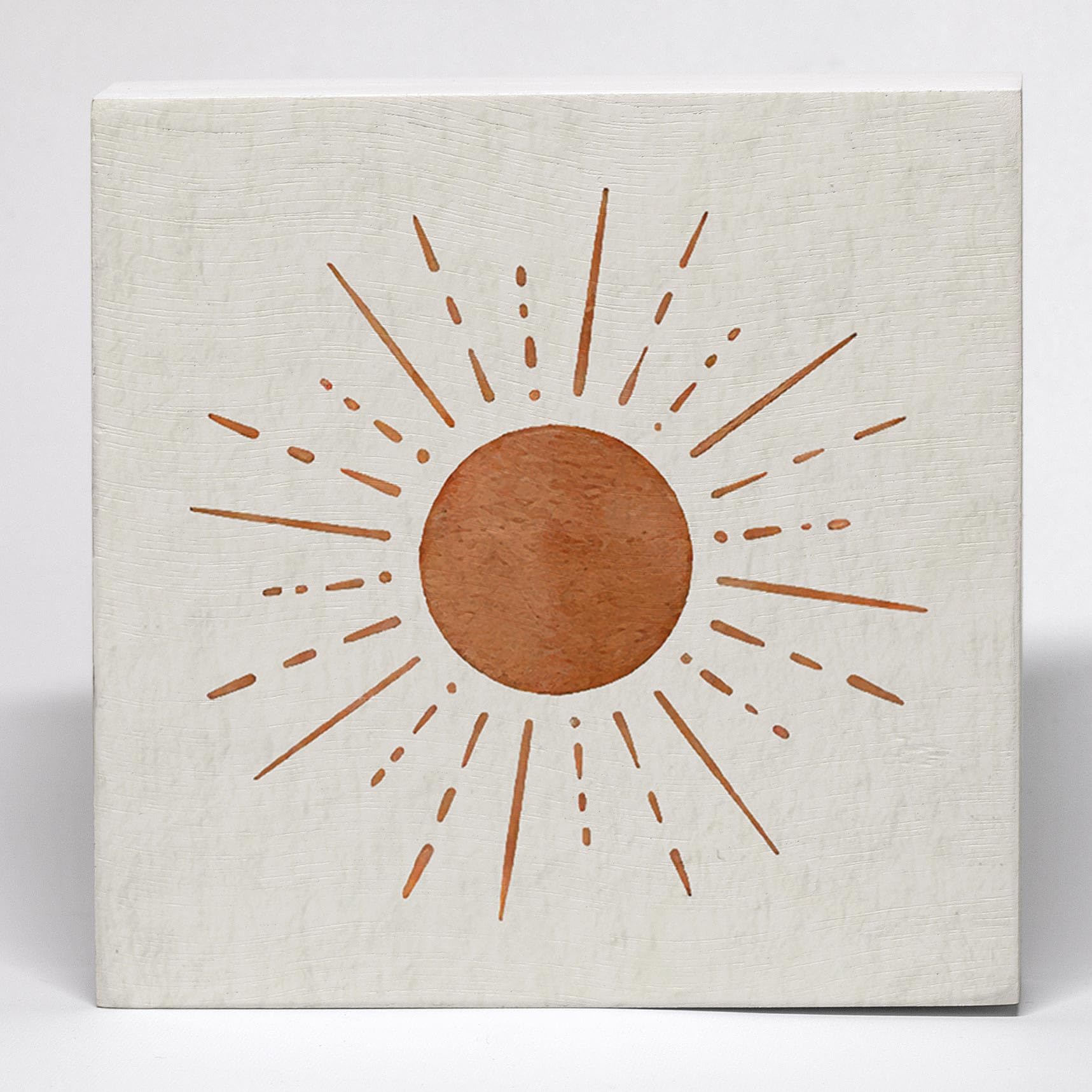 Amazon.com : Yorhifa Boho Sun Wood Box Sign, Boho Desk Decor, Boho ...