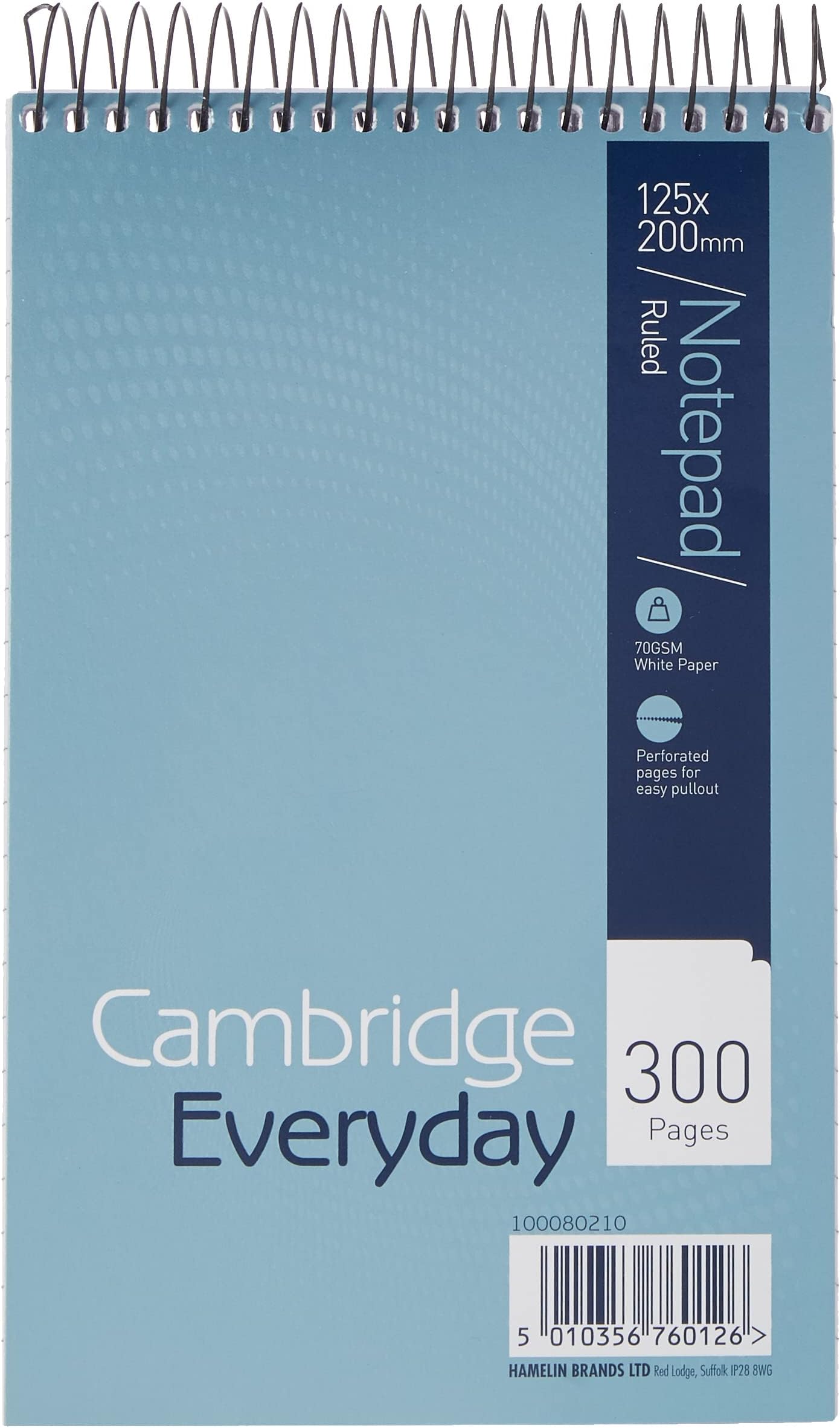 Cambridge Ruled and Perforated Reporters Notebook (Pack of 5) : Amazon ...