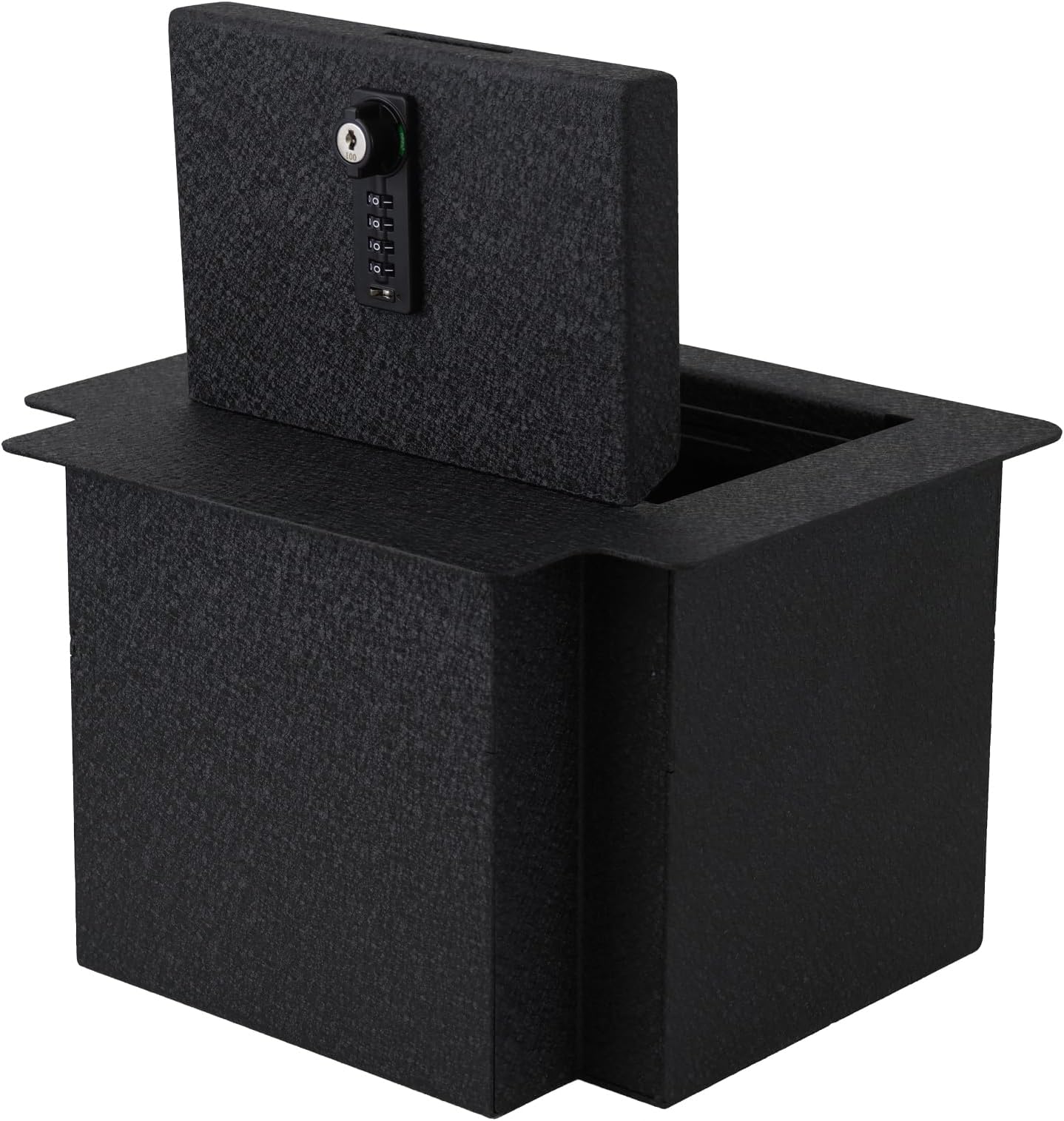 Amazon.com: Center Console Safe Vault - KEREN Console Gun Safe Box ...
