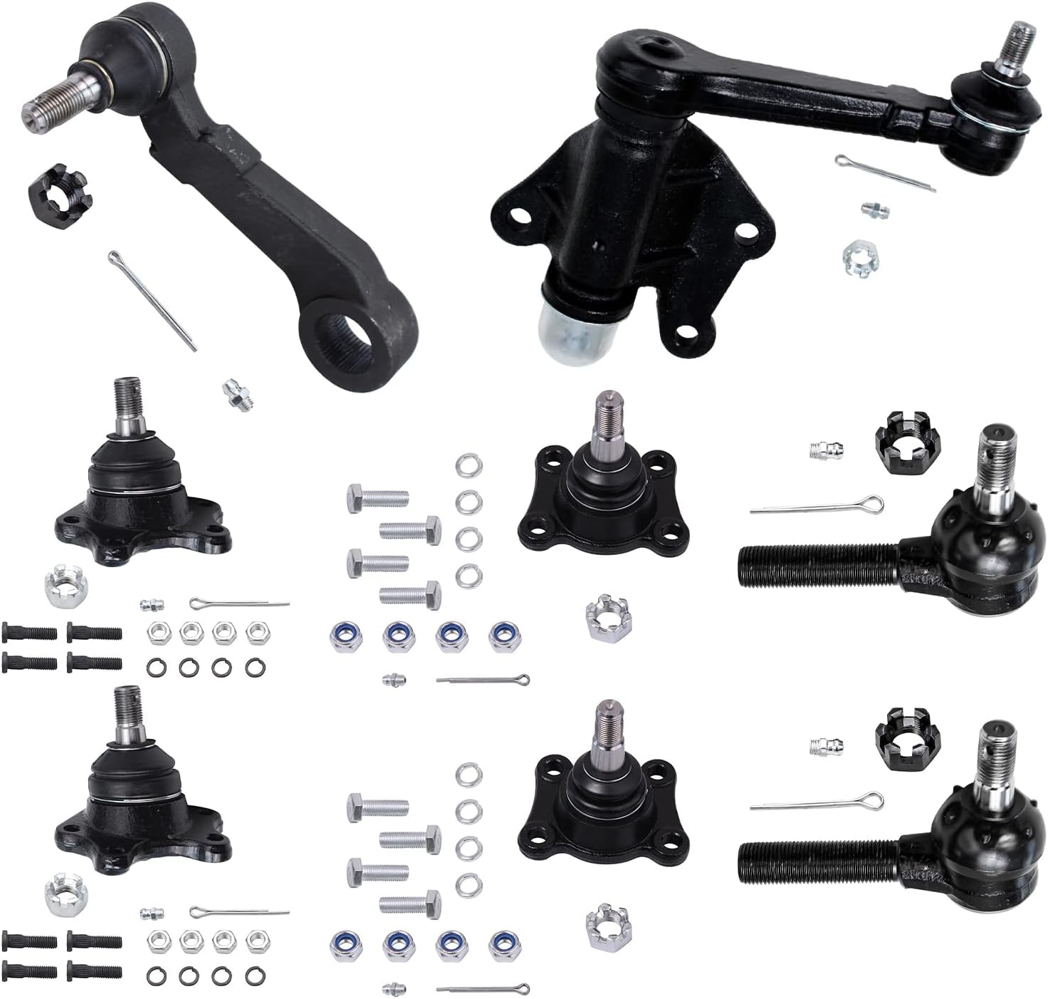 Amazon.com: Detroit Axle - 4WD Front 8pc Suspension Kit for 89-95 ...