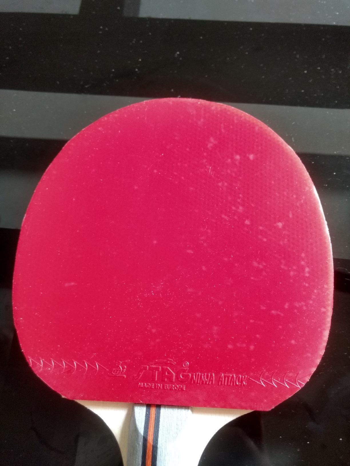 Stag Ninja Attack Table Tennis Racquet with Authorised Rubber : Amazon ...