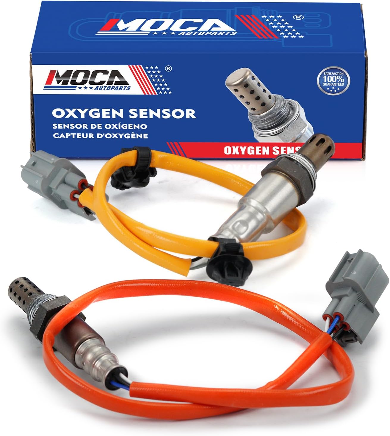 Amazon.com: MOCA 2X Front & Rear Downstream Front O2 Oxygen Sensor Fit ...