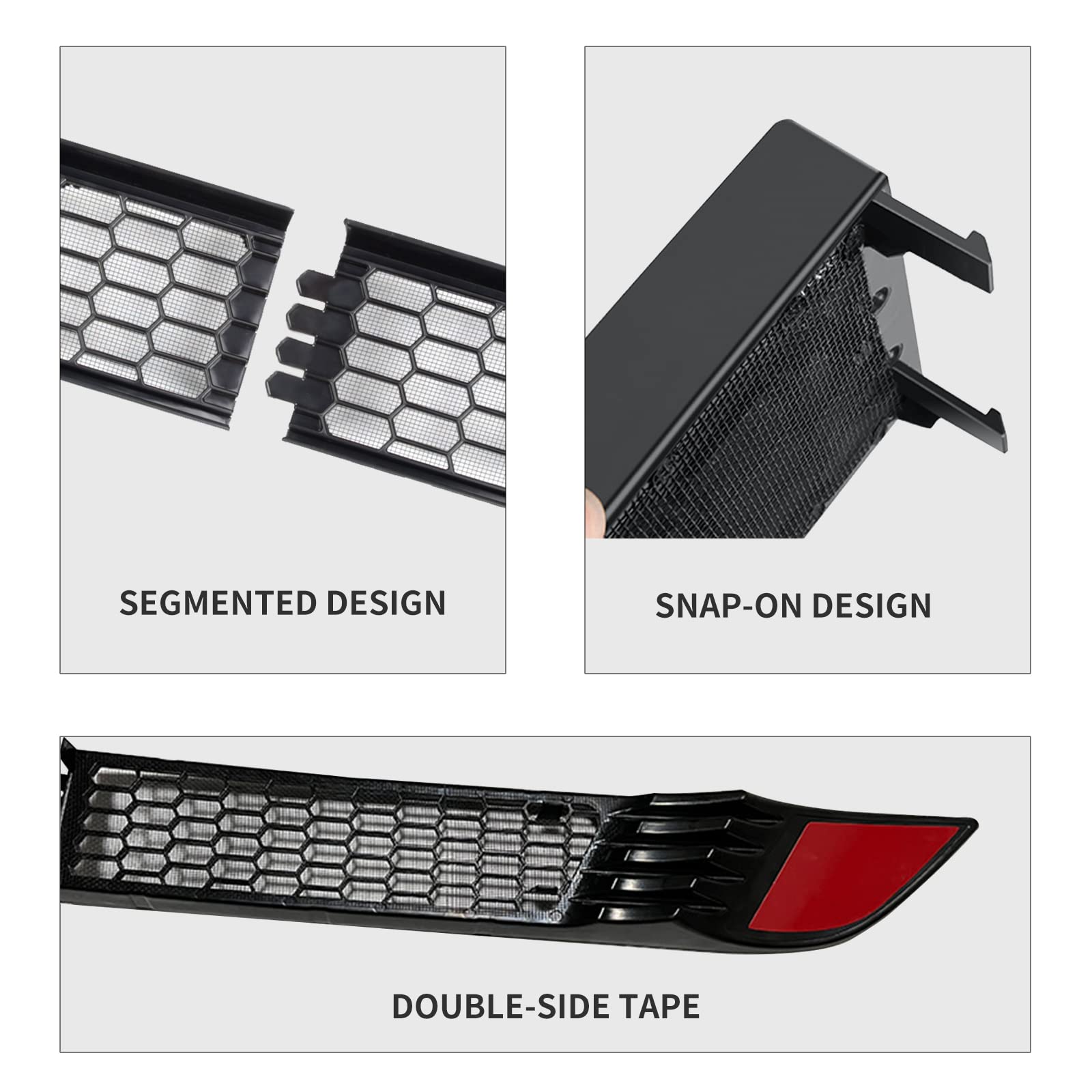 Snapklik.com : Powlamks Front Grill Mesh For Tesla 2021 2022 Model 3 ...