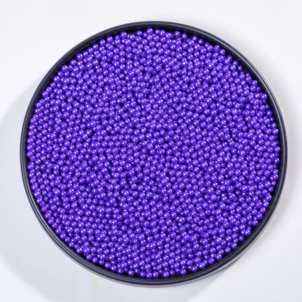 Snapklik.com : Purple Sprinkles Edible Pearl Sprinkles 130g 4.6OZ,Cake ...
