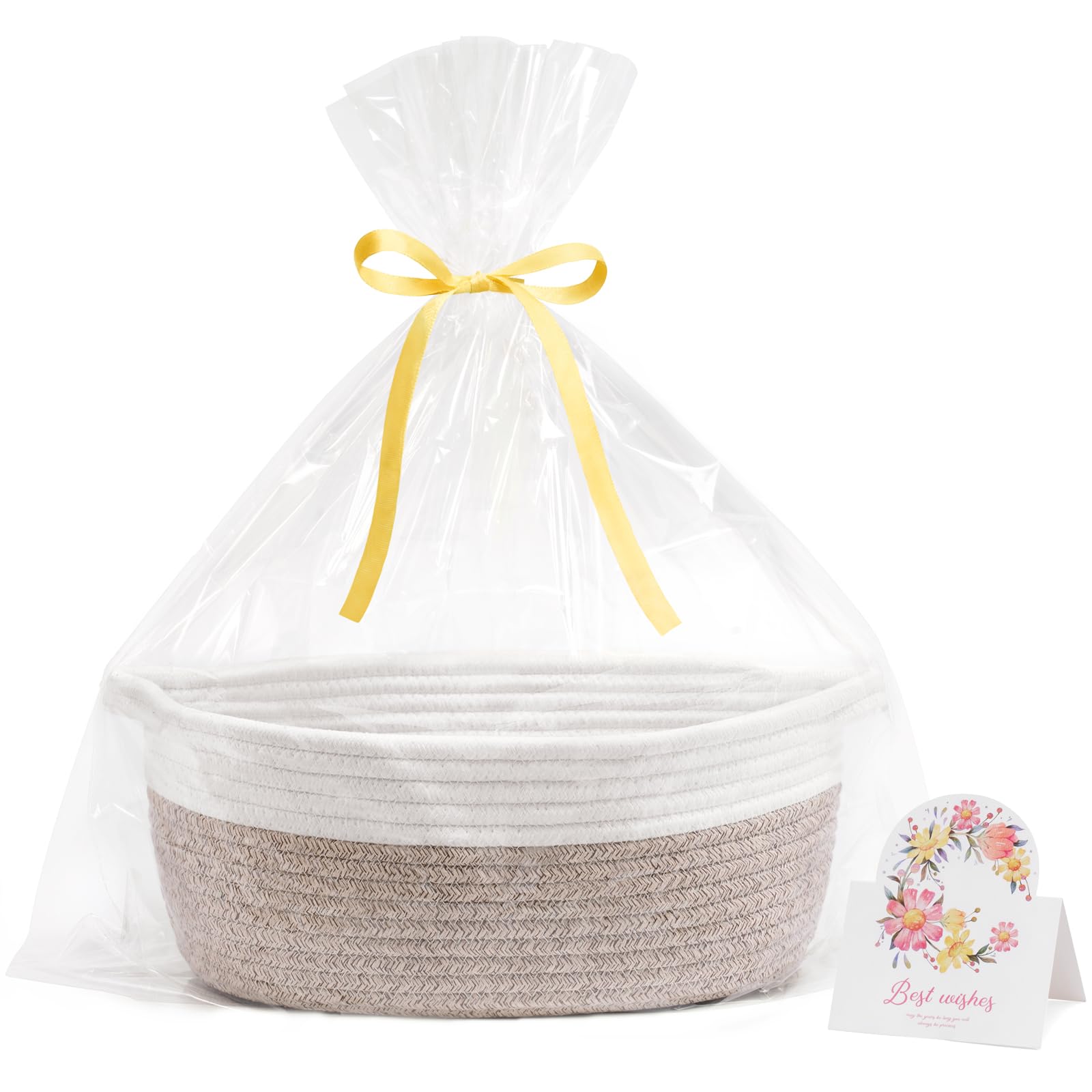 Amazon.com : CHICVITA Gift Basket Empty to Fill, Woven Baskets for ...