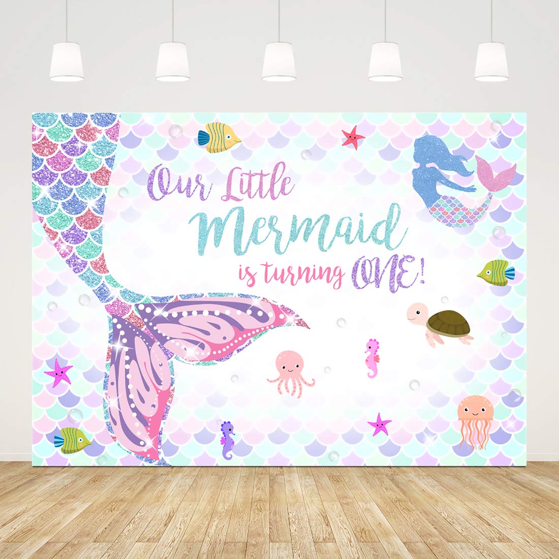 Our Little Mermaid Is Turing One Backdrop Under The Sea | Desertcart Kenya