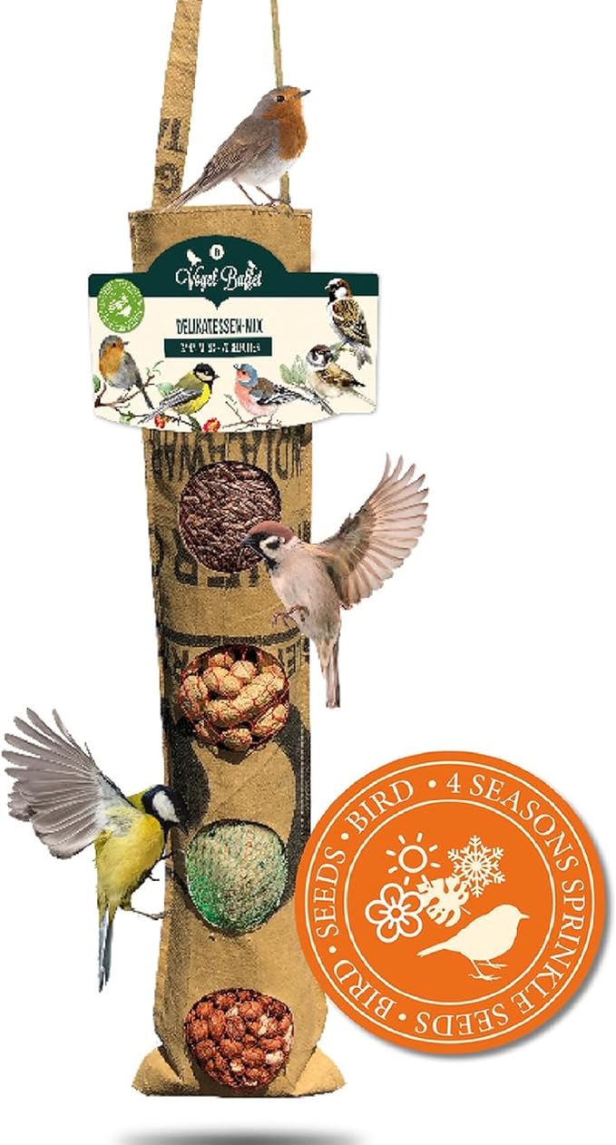 Topline Garden Bird Food Feeder - Fancy 4 Seasons Delicatesse Wild Bird ...