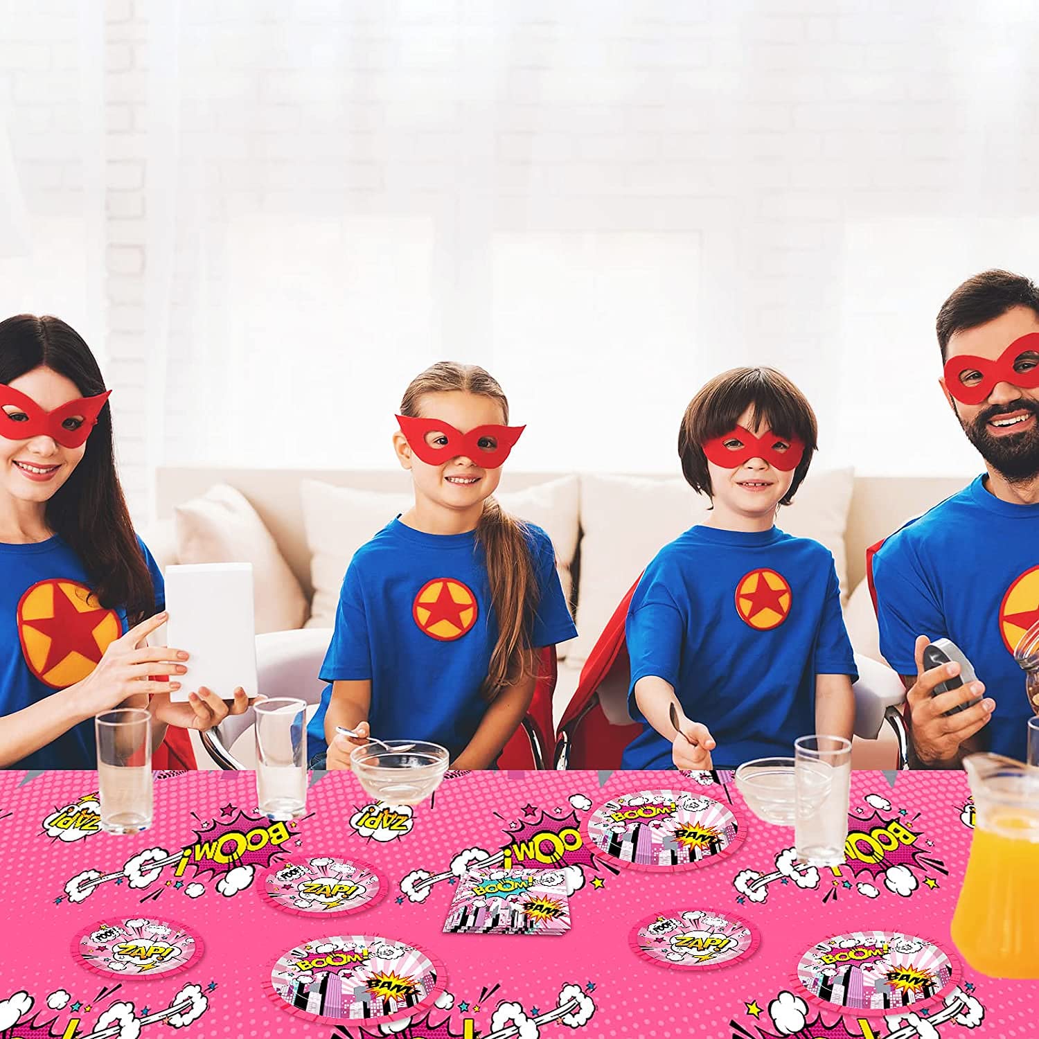 Superhero Party Table Decorations