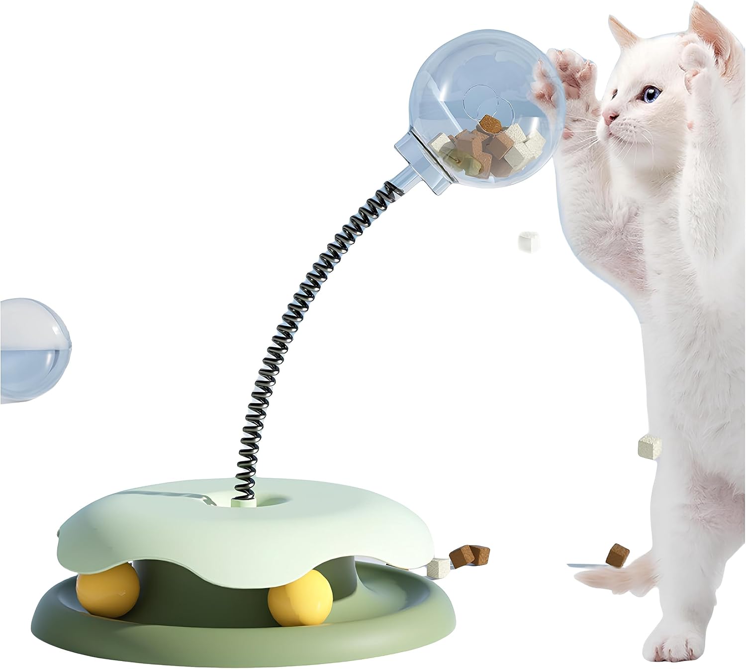 Amazon.com : Cat Toy Ball Track, Interactive Cat Toy, Cat Therapy Toy ...