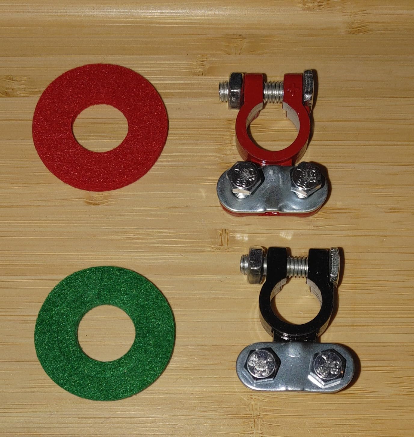 Amazon.com: Slykew 2 PCS Cable Terminal Clamp Connectors, Cables ...