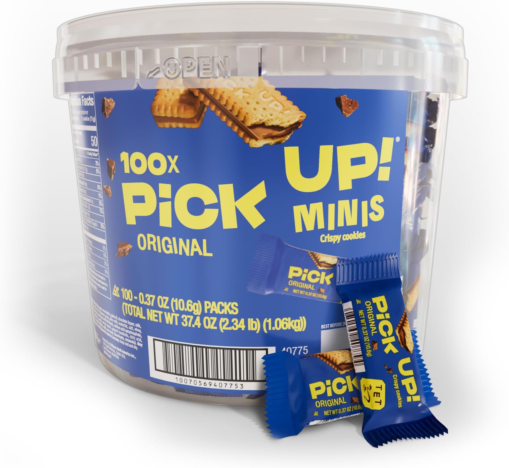 Amazon.com: Bahlsen PiCK UP! Minis Original (100 ct Bucket of ...