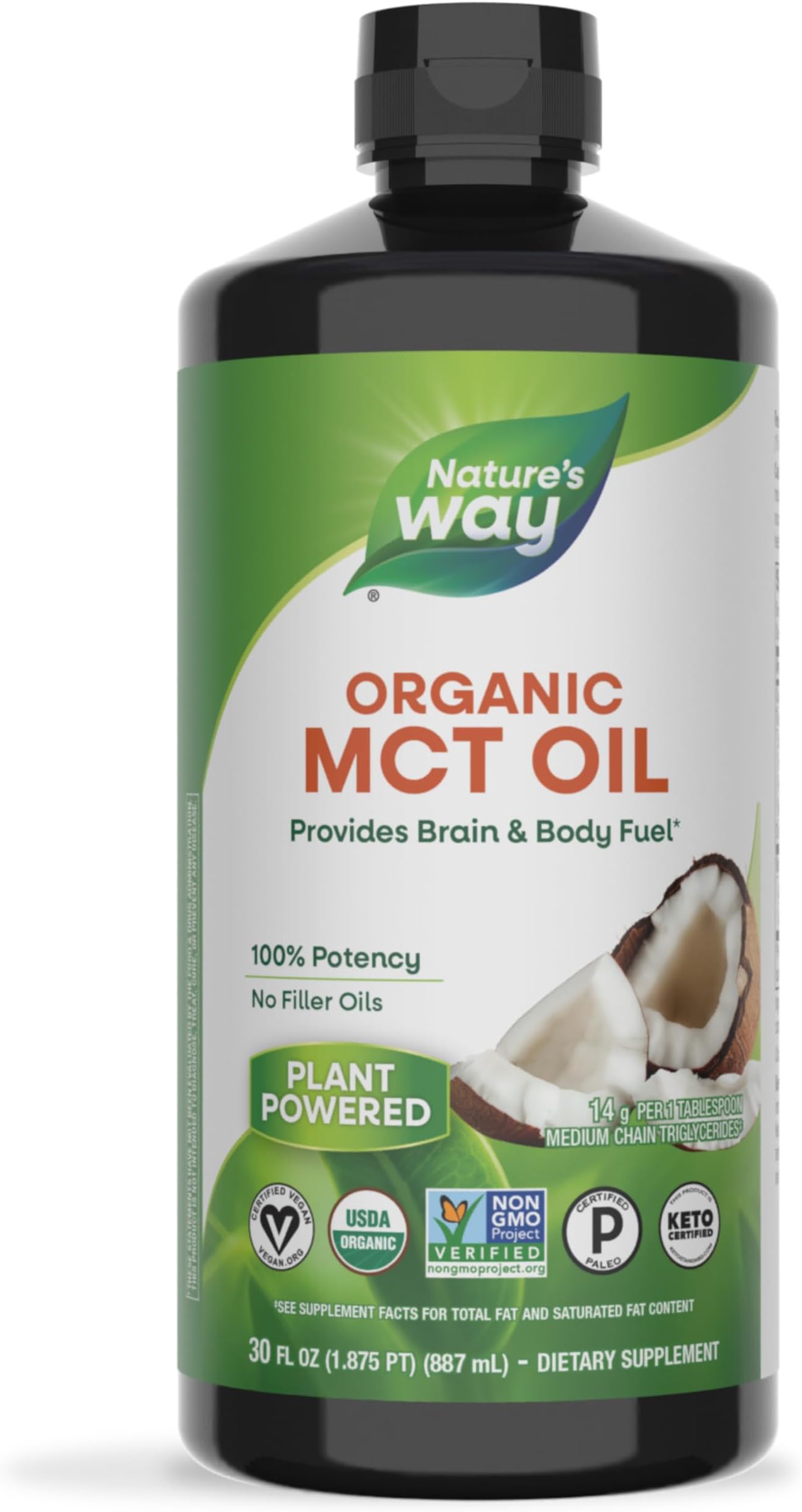 Amazon.com: NOW Foods MCT 100% Oil, 32 fl oz : Health & Household