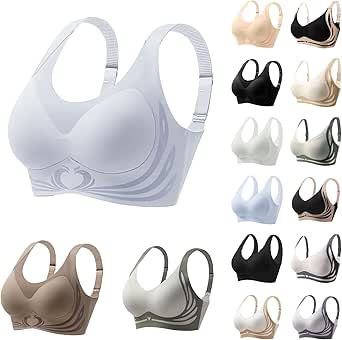 Super Gather Bra Lifting Anti-Sagging Wireless Push Up Bra Seamless Bra ...