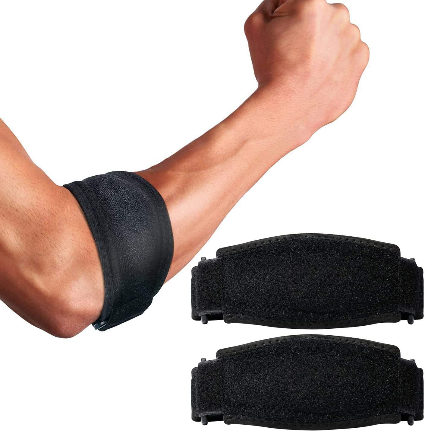 Wawasia Elbow Brace, Elbow Support Strap with Compression Pad for ...