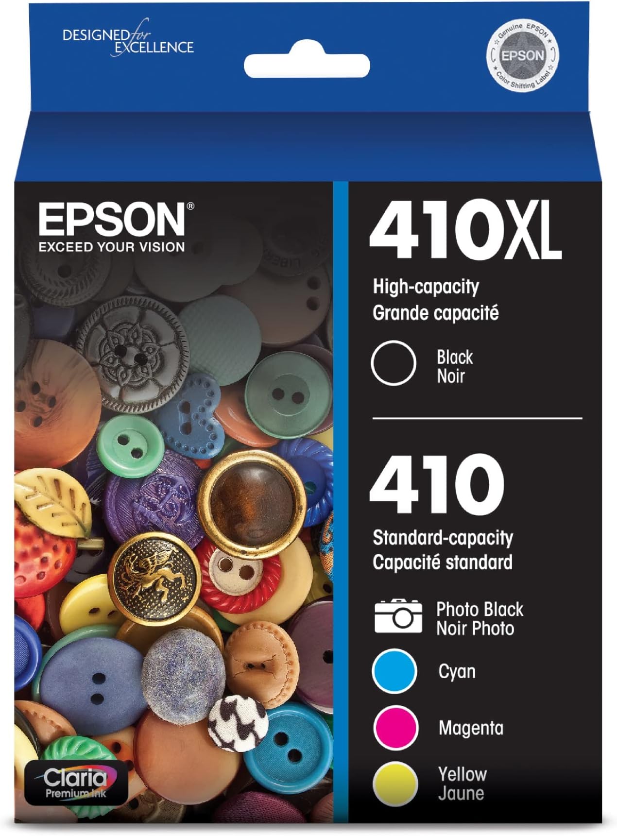 Amazon.com: Epson T410 Claria Premium -Ink Standard Capacity (T410020-S ...