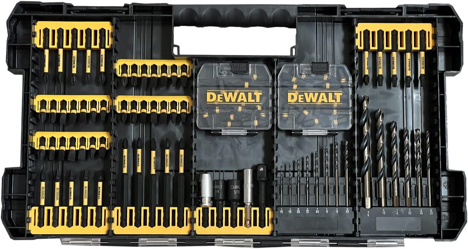 DEWALT FlexTorq 100-Piece Impact Driver Bit Set (DWANGFT100SET ...