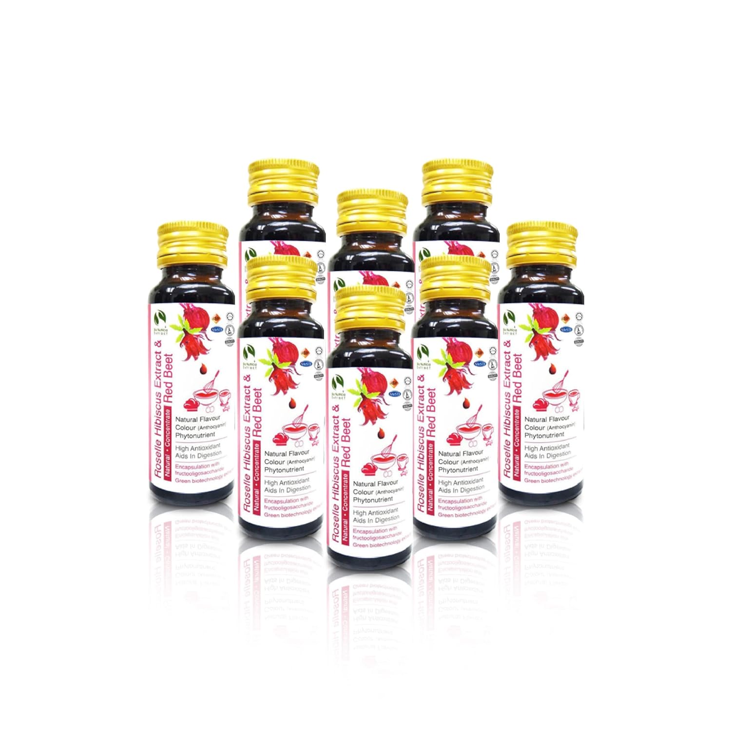 Amazon.com : (8 x 60g) Bionutricia Roselle Extract Liquid, Consistent ...
