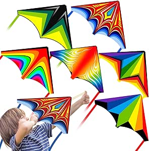Amazon.com: 6 Pcs Mini Kites for Kids Ages 3-5 4-8 8-12, Finger ...