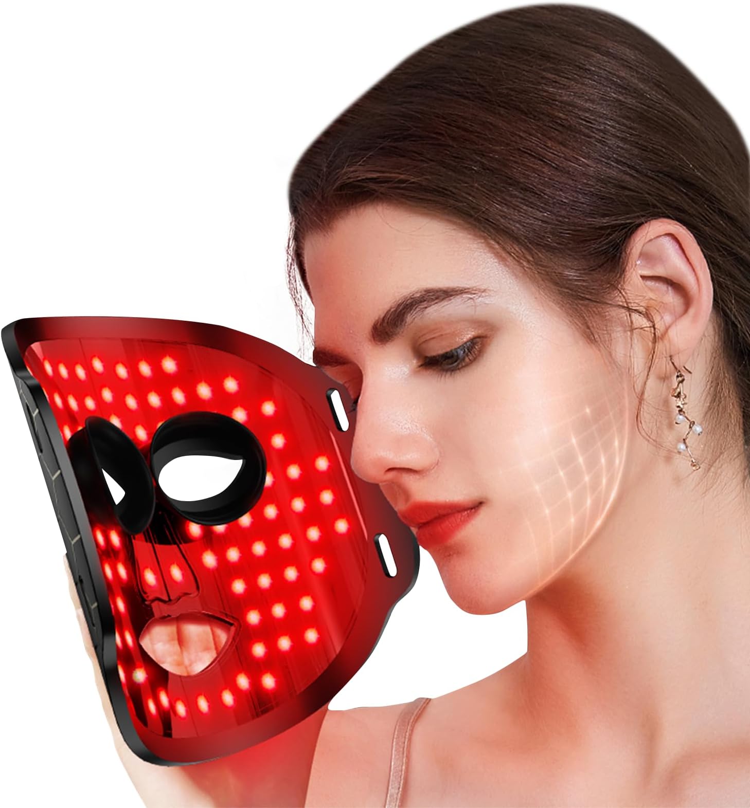 Amazon.com : Bnlei Red Light Therapy for Face, LED Face Mask With Red ...