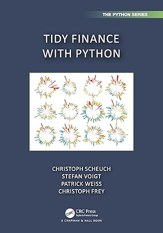Amazon.com: Tidy Finance with Python (Chapman & Hall/CRC The Python Series): 9781032676418 ...