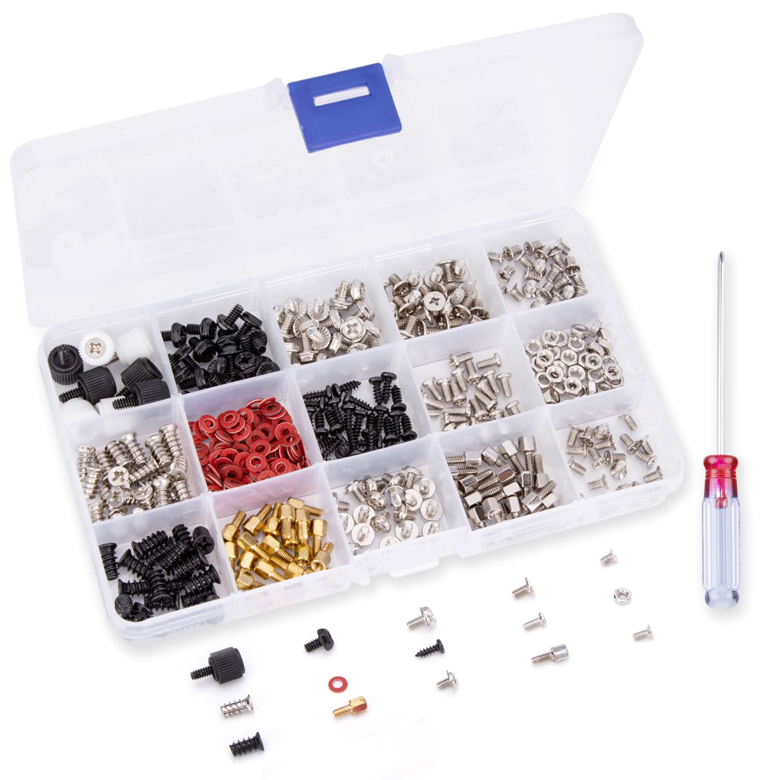 345 Pieces Basic Computer Screw Set, Accesorios Básicos para Ordenador ...