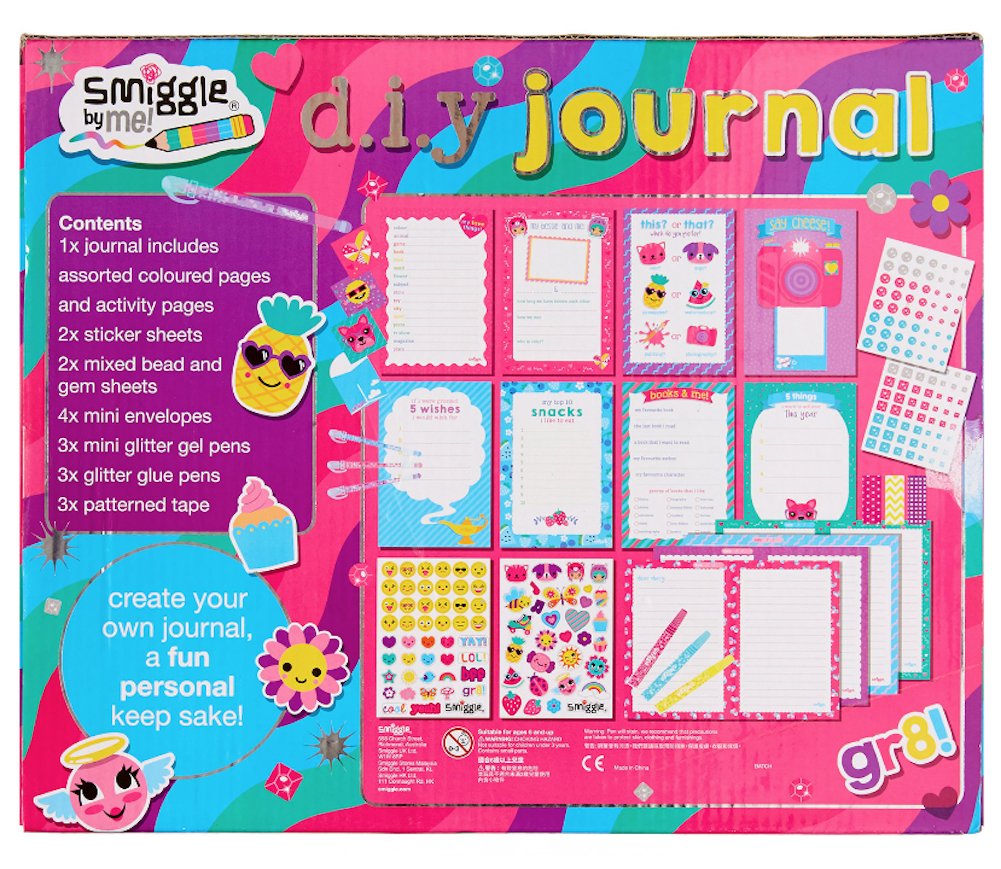 Buy Smiggle DIY Keepsake Journal - Girls Create Your Own Lockable ...