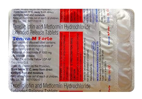 Teniva-M Forte - Strip of 20 Tablets : Amazon.in: Health & Personal Care