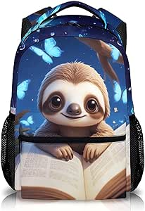 Amazon.com | Sloth Bookbag for Girls Boys, Kids Backpack for ...