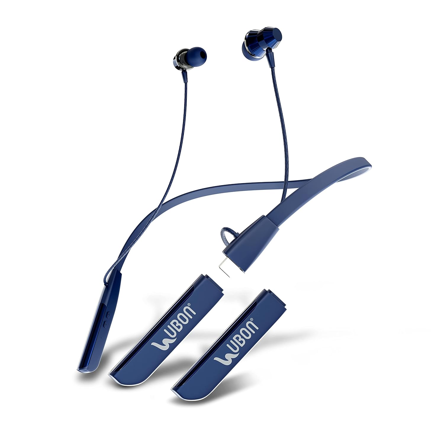 UBON CL-35 in-Ear Bluetooth Neckband with Dual Battery Backup, Fast ...