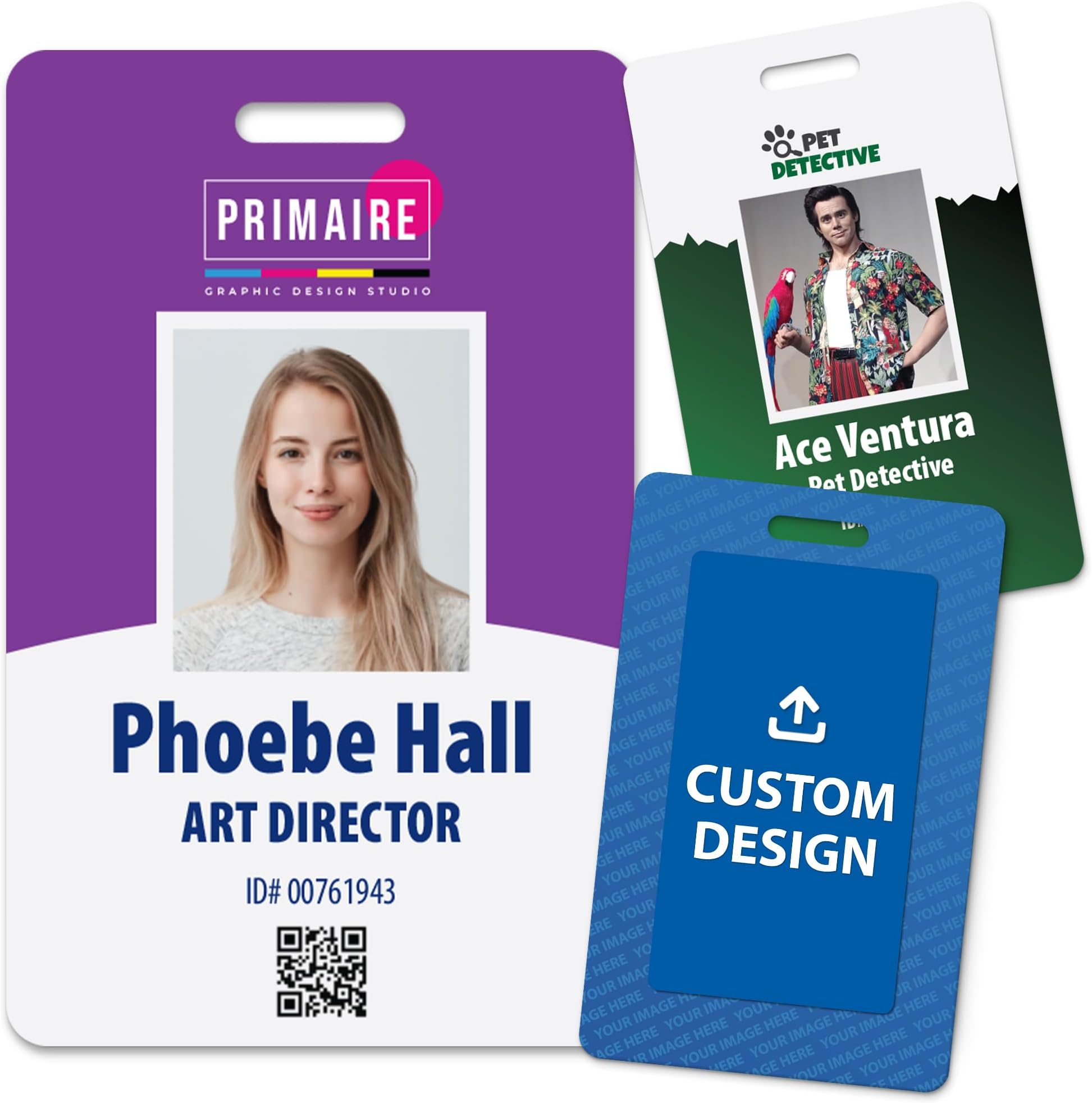 Amazon.com : Company/Corporate ID Card - Custom with Your Photo and ...