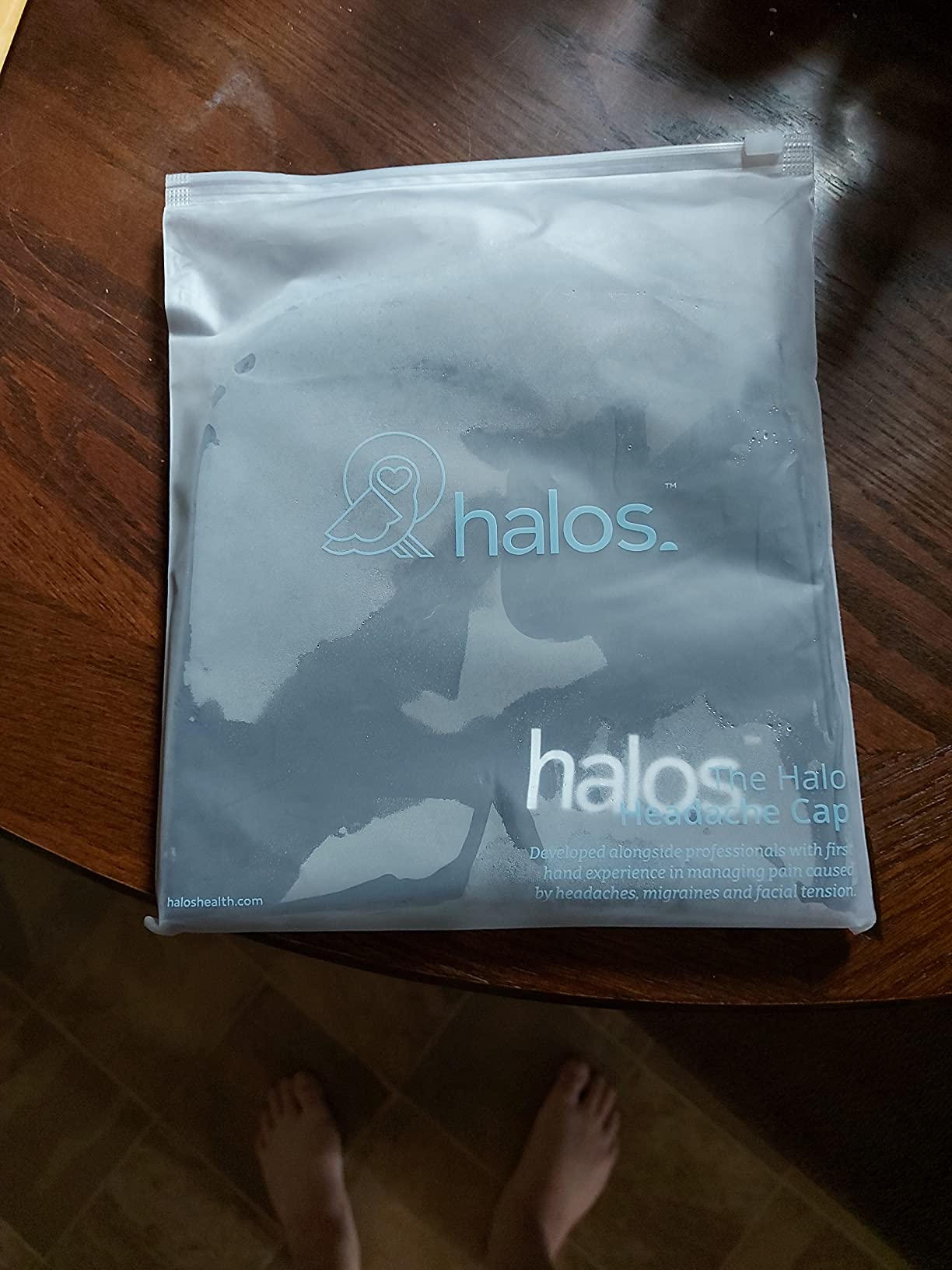 MyHalos Migraine Relief Cap - Wearable Ice Pack Cold Wrap Hat -Reusable ...