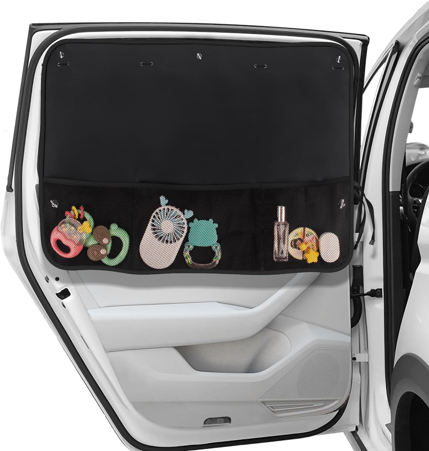 Amazon.com: AUTUT 4 Pcs Car Window Sun Shade Curtain with Suction Cup ...