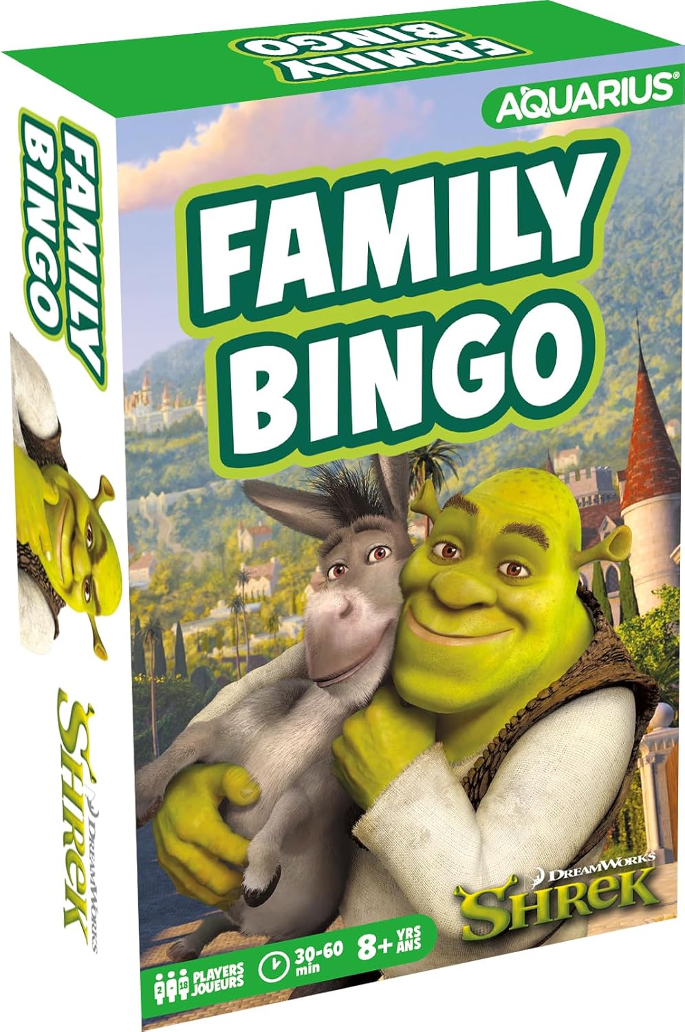 Amazon.com: AQUARIUS Shrek Family Bingo - Fun Family Party Game for ...