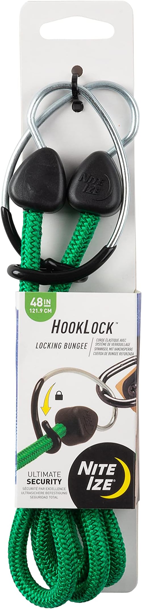 Nite Ize SlideLock Carabiner Bungee - Simple Carabiner Clip with ...