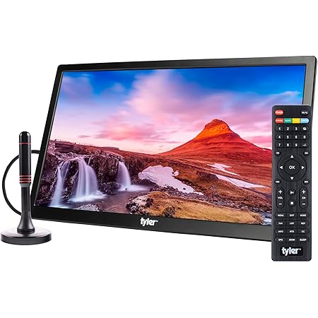 Amazon.com: Tyler 13.3” Portable TV LCD Monitor 1080P Rechargeable ...