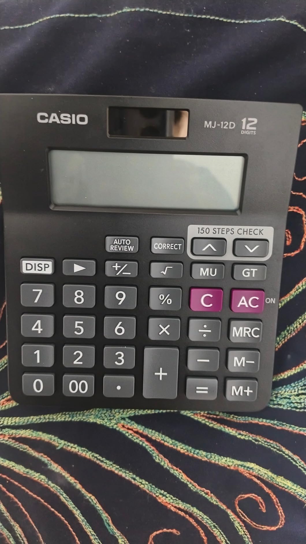 Casio MJ-12D 150 Steps Check and Correct Desktop Calculator : Amazon.in ...