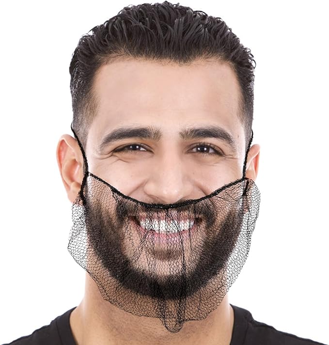 Amazon.com: Hedume 200 Pack Disposable Nylon Honeycomb Royal Beard ...