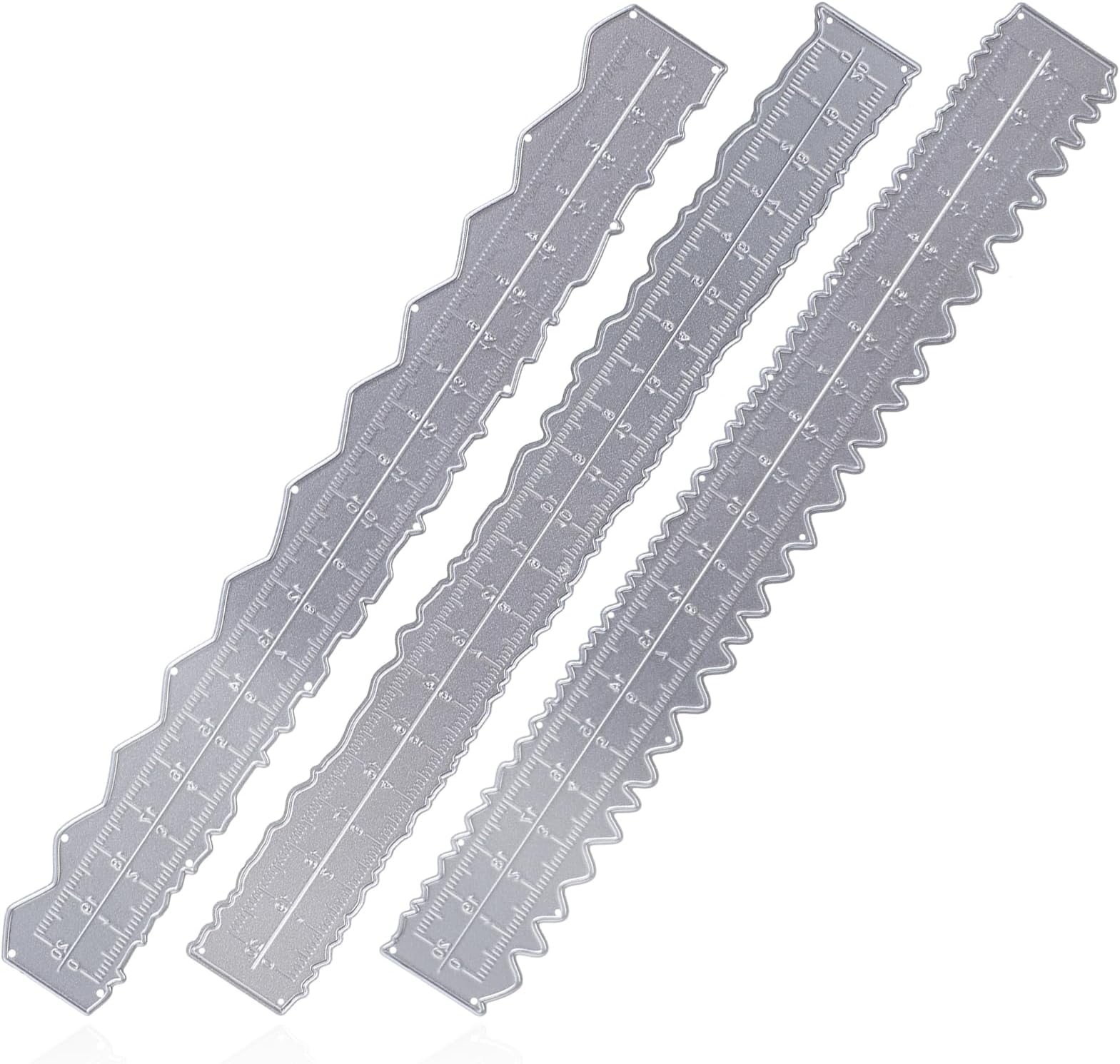 Amazon.com : 3 Pack Deckle Edge Paper Cutter & Ruler - Carbon Steel ...