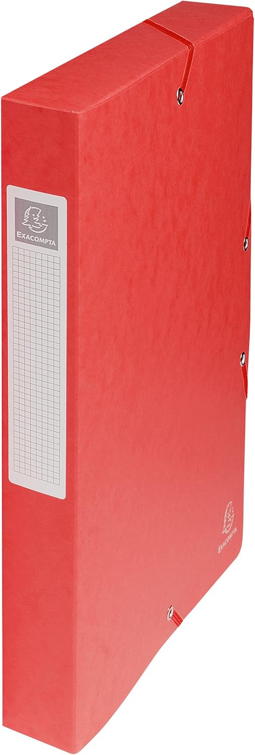 Exacompta - Ref. 50405E - 8 Exabox filing boxes with rubber bands - in ...