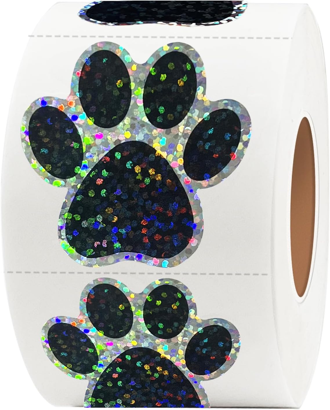 Amazon.com : Gersoniel 1500 Pcs Paw Print Sticker 1" Cute Dog Cat Paw ...