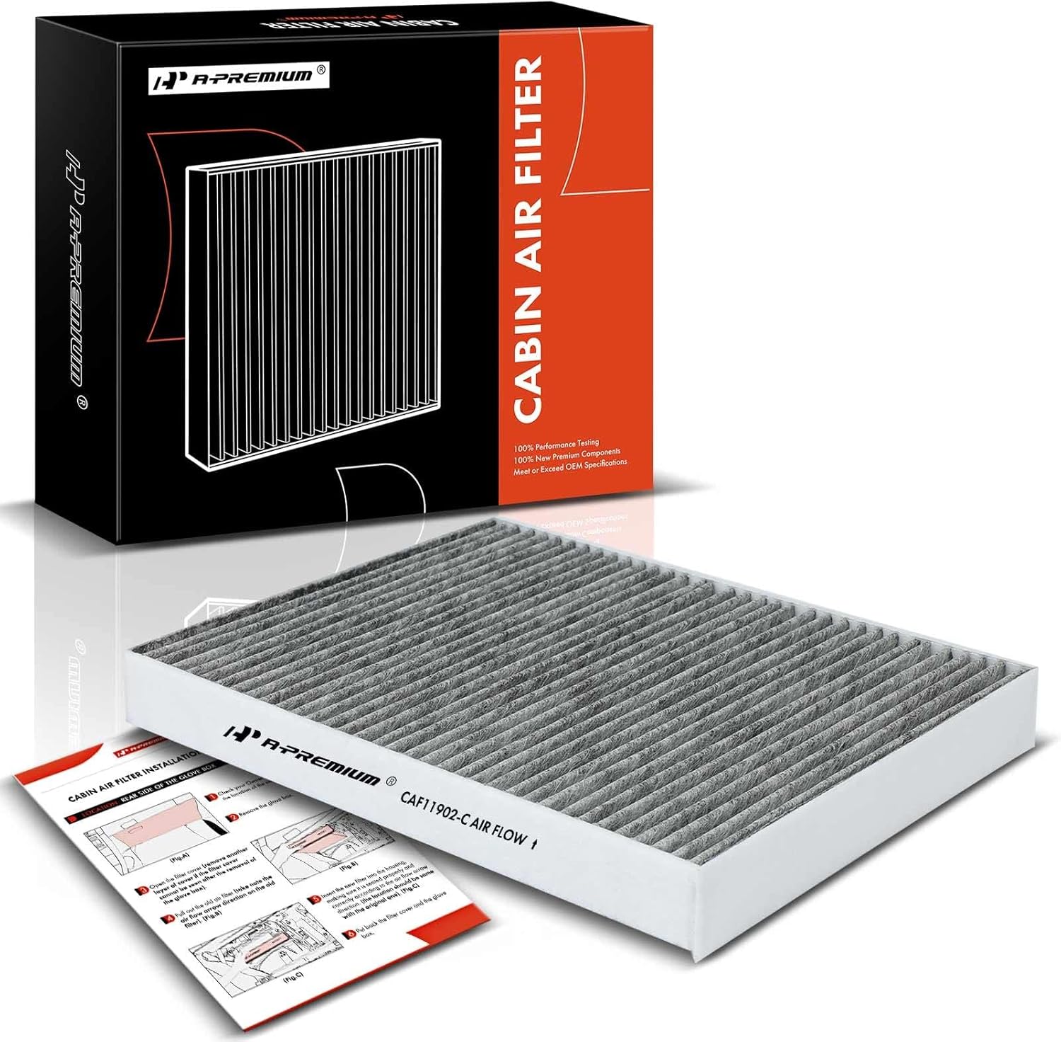 A-Premium Cabin Air Filter with Activated Carbon Compatible with Audi ...